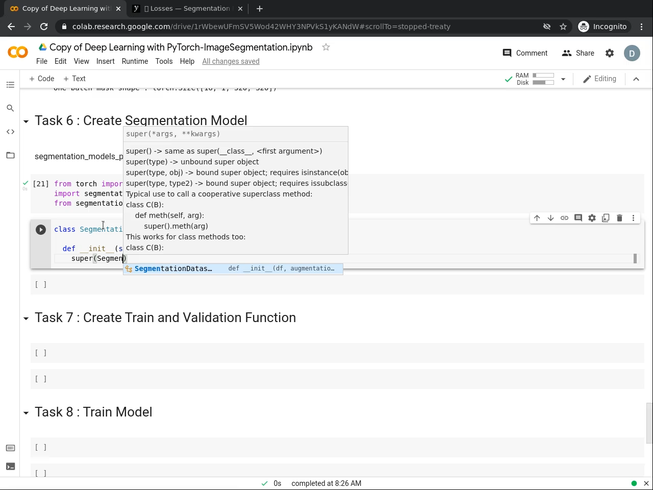 Deep Learning with PyTorch : Image Segmentation