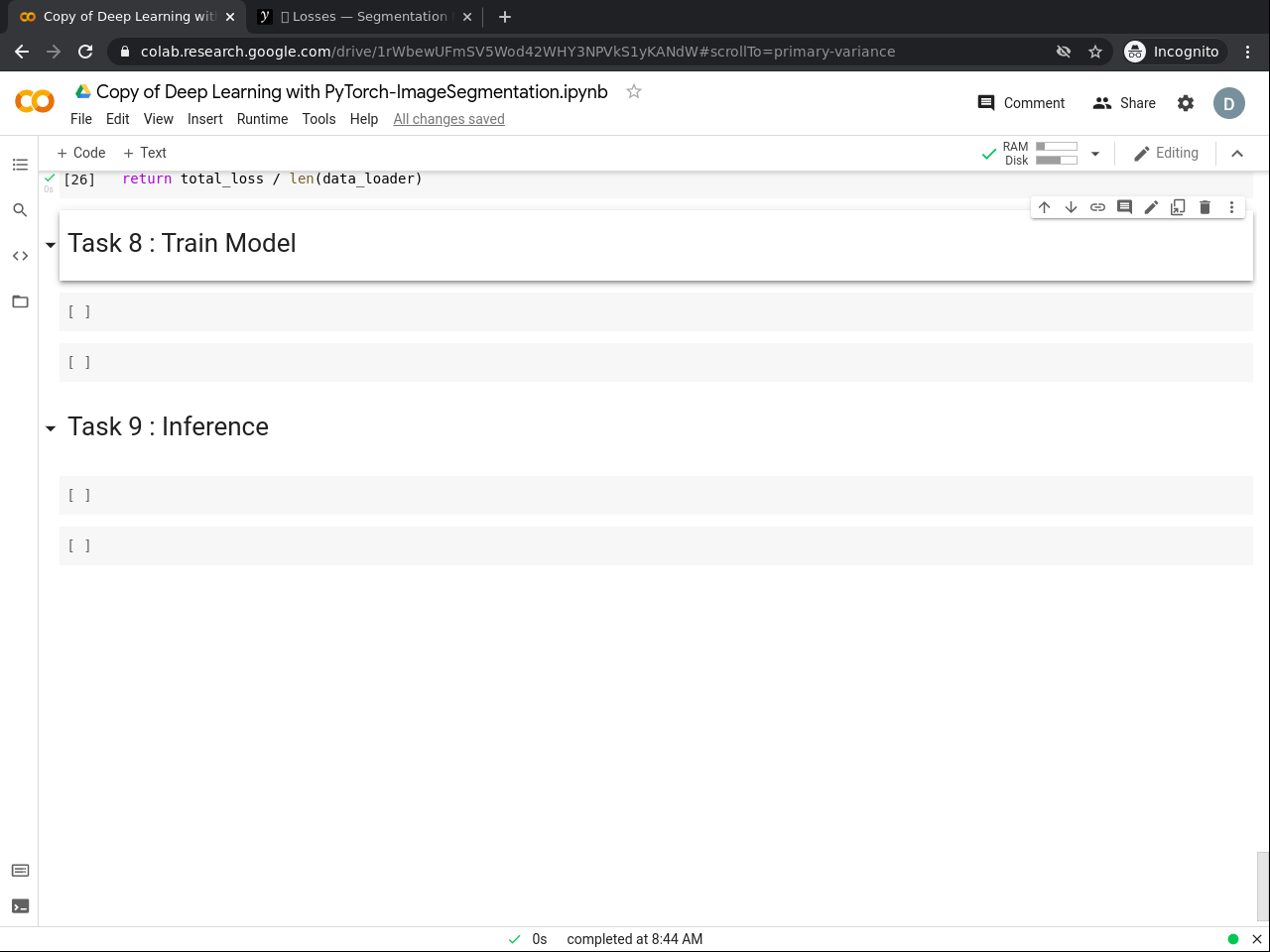 Deep Learning with PyTorch : Image Segmentation