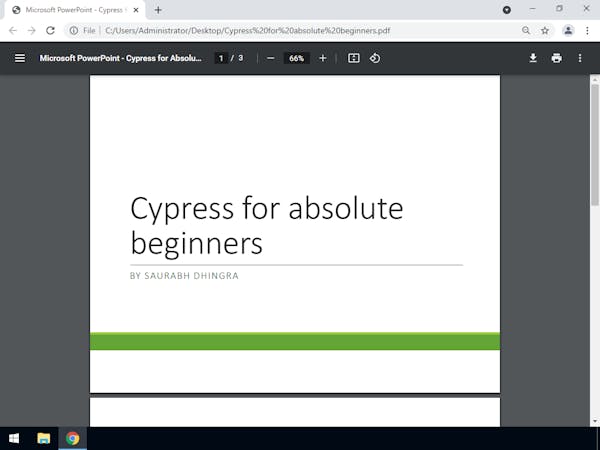Cypress Ui Automation Testing For Absolute Beginners