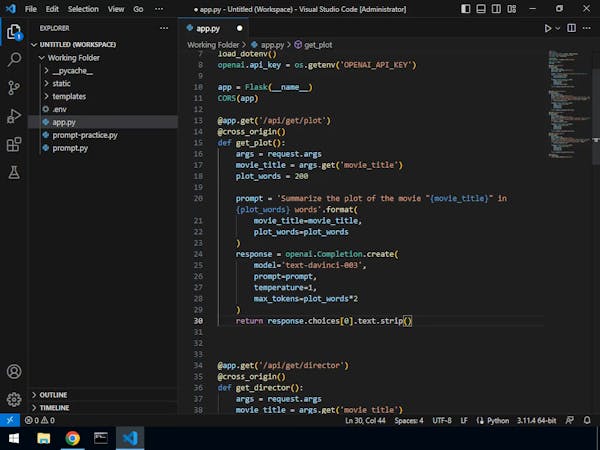Learn Open Ai For Beginners Programmatic Prompting In Under 2 Hours Coursera