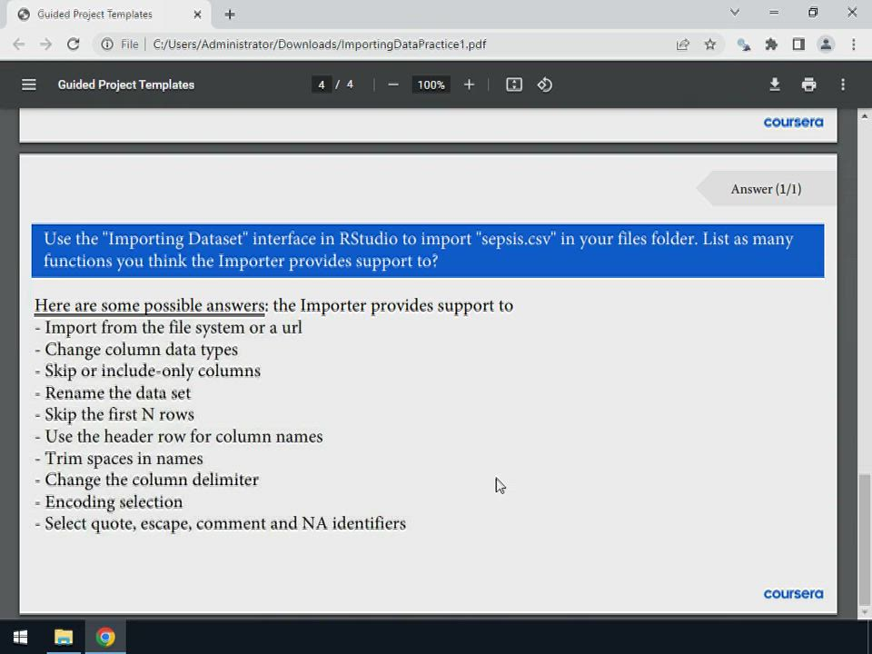 Importing Data into R