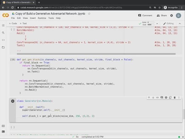 Deep Learning With Pytorch Generative Adversarial Network