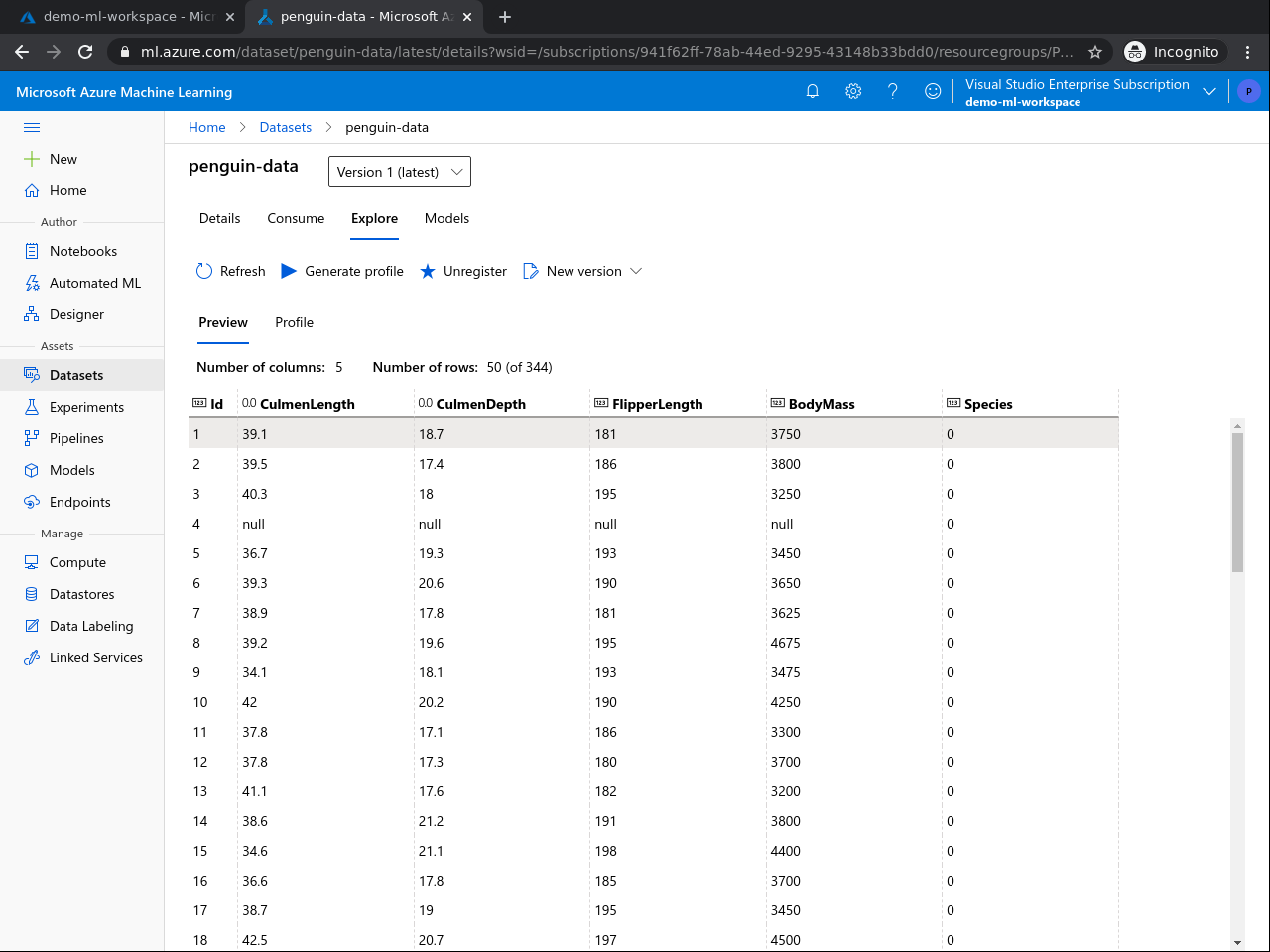 Develop Clustering Models with Azure ML Designer