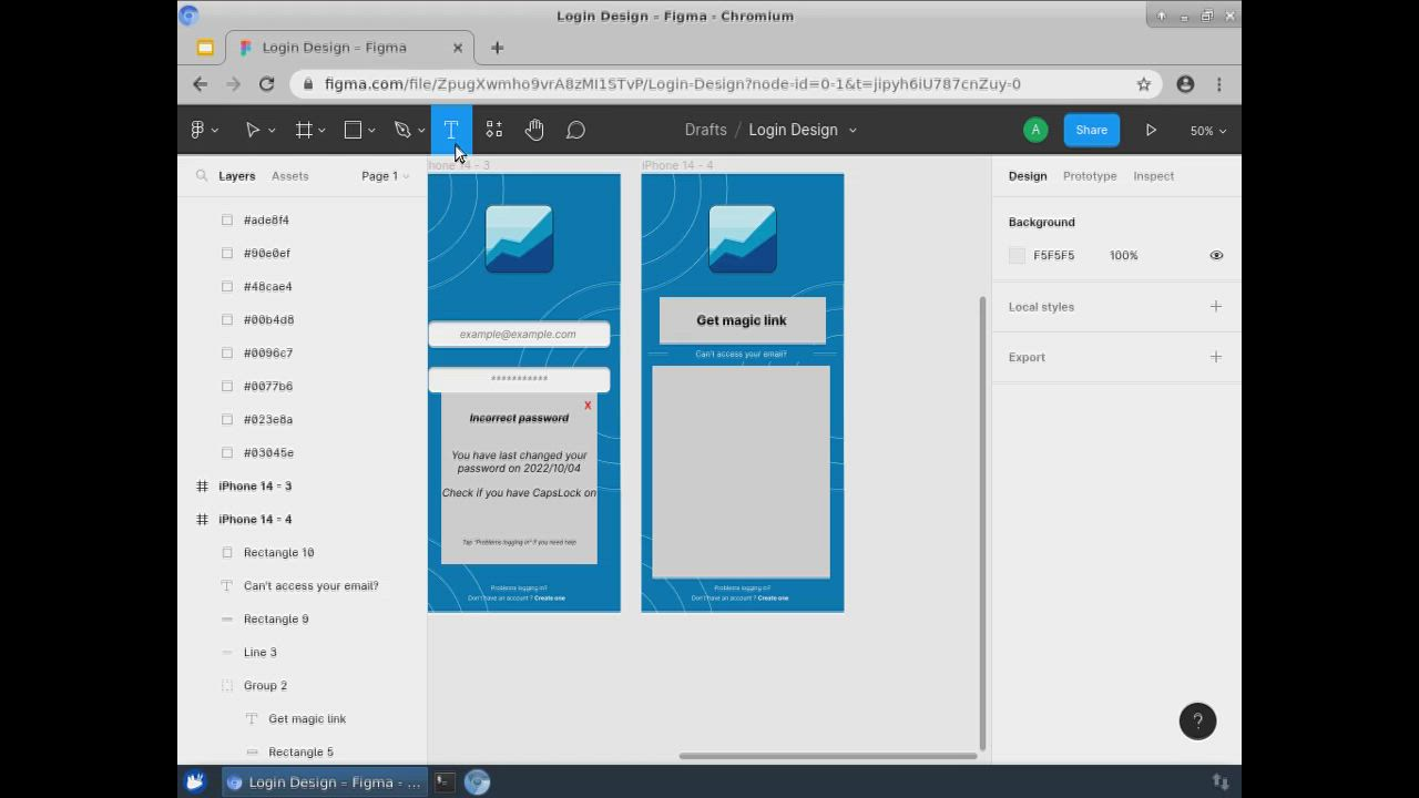 Prototypes in Figma: Creating an Initial Low Fidelity Design