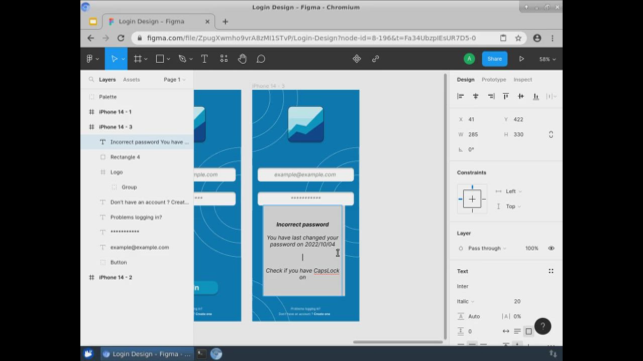 Prototypes in Figma: Creating an Initial Low Fidelity Design