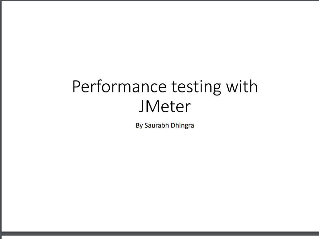 Performance Testing with JMeter for Absolute Beginners (Short Course ...