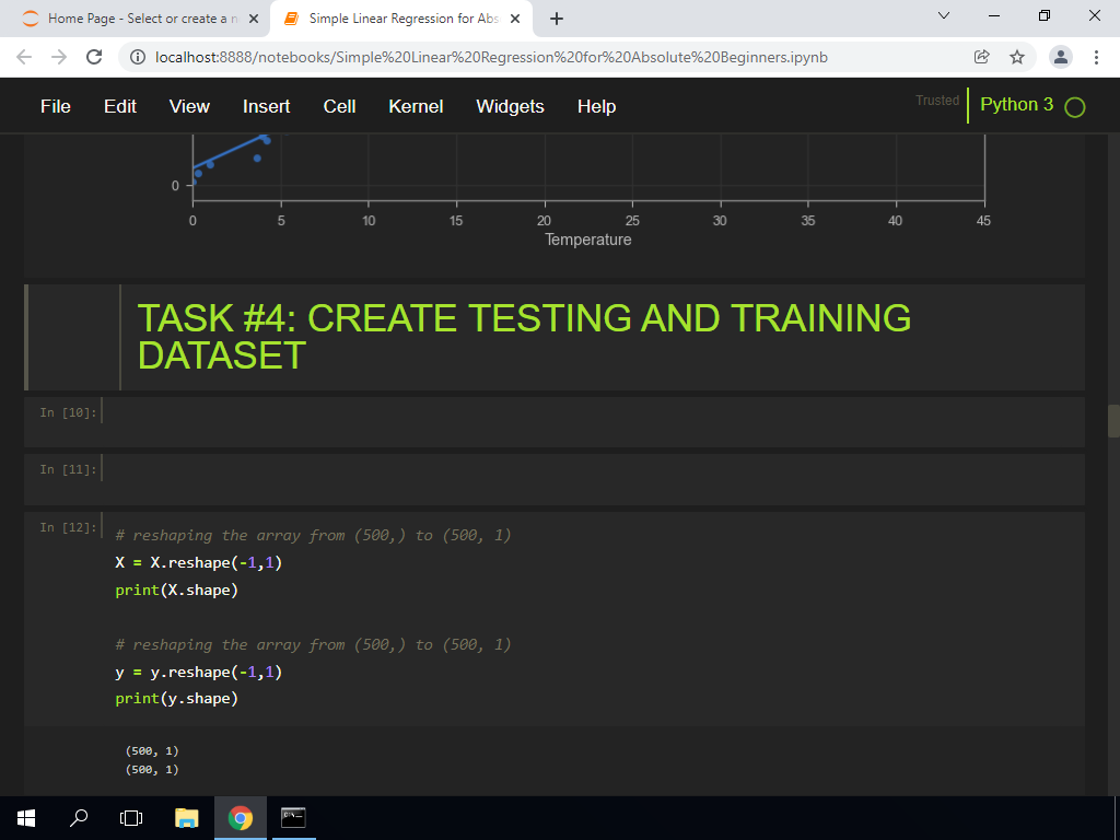 Simple Linear Regression for the Absolute Beginner