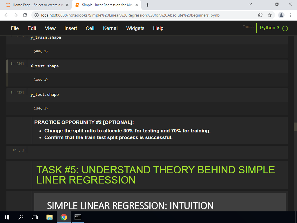 Simple Linear Regression for the Absolute Beginner
