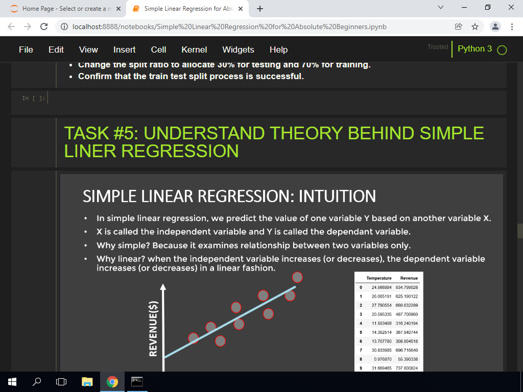 Simple Linear Regression for the Absolute Beginner