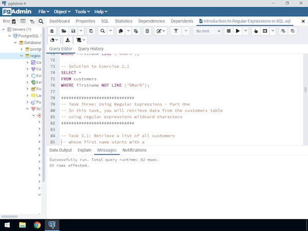 Introduction to Regular Expressions in SQL Introduction to Regular Expressions in SQL