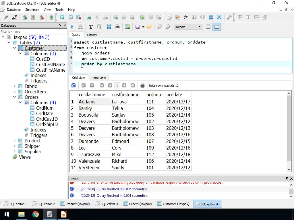 Understanding Basic SQL Syntax