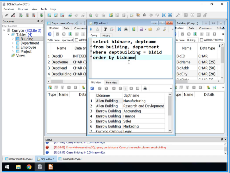 Retrieve Data with Multiple-Table SQL Queries