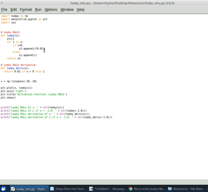 Deep-Dive into Tensorflow Activation Functions