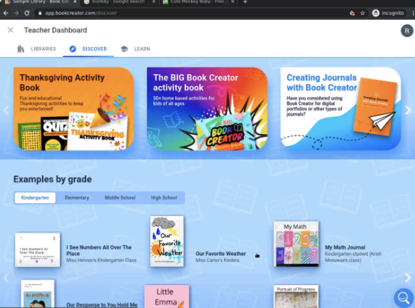 Create Student Books with Book Creator
