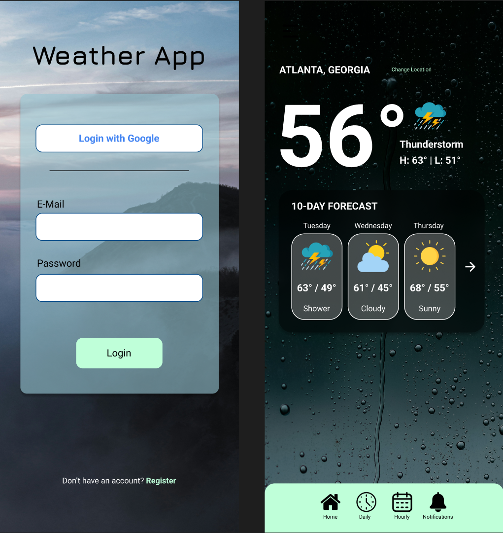 UI Design using Figma: Create a Weather App Interface