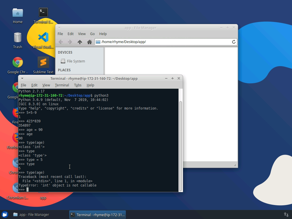 Create Your First Python Program From UST