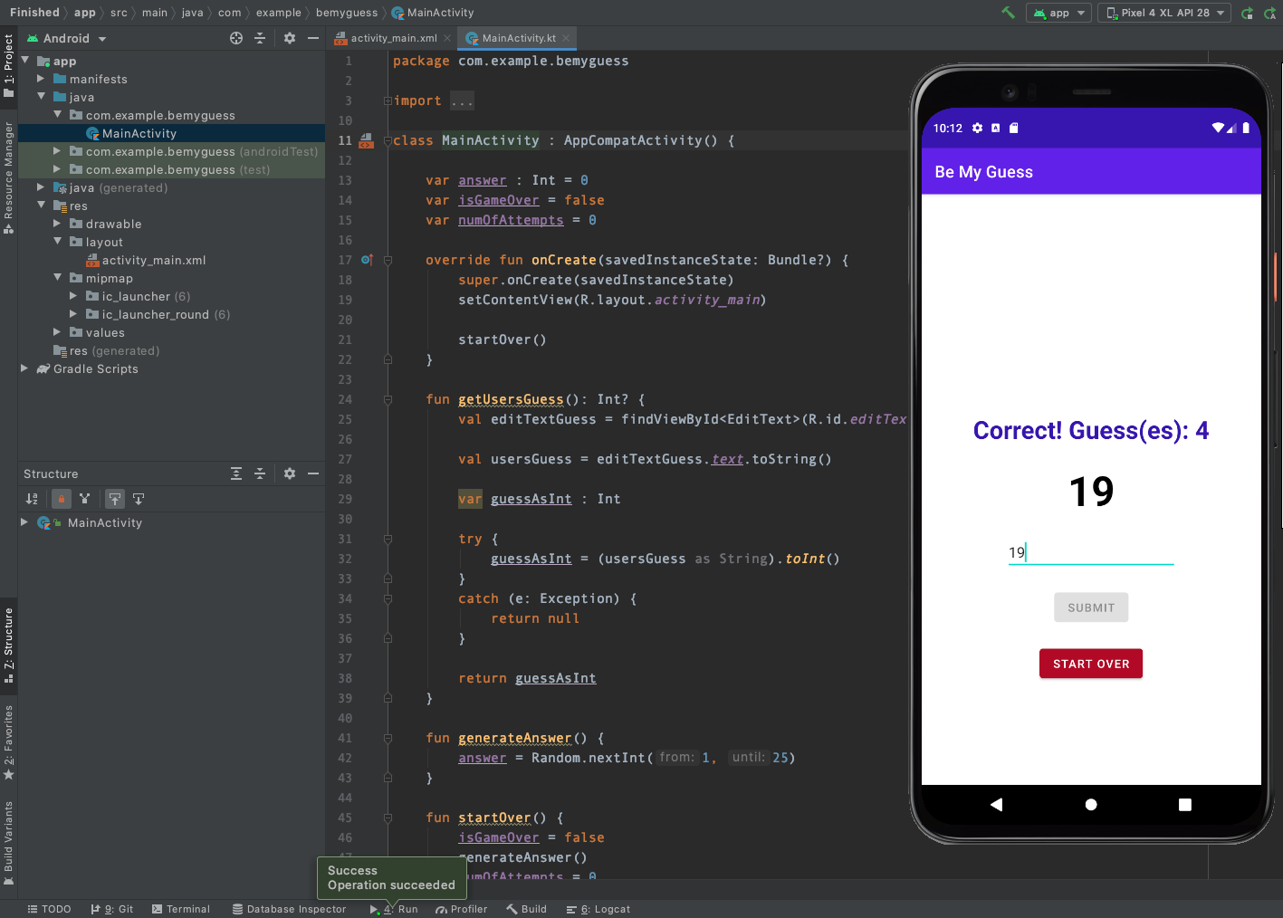 Create an Android App with Kotlin