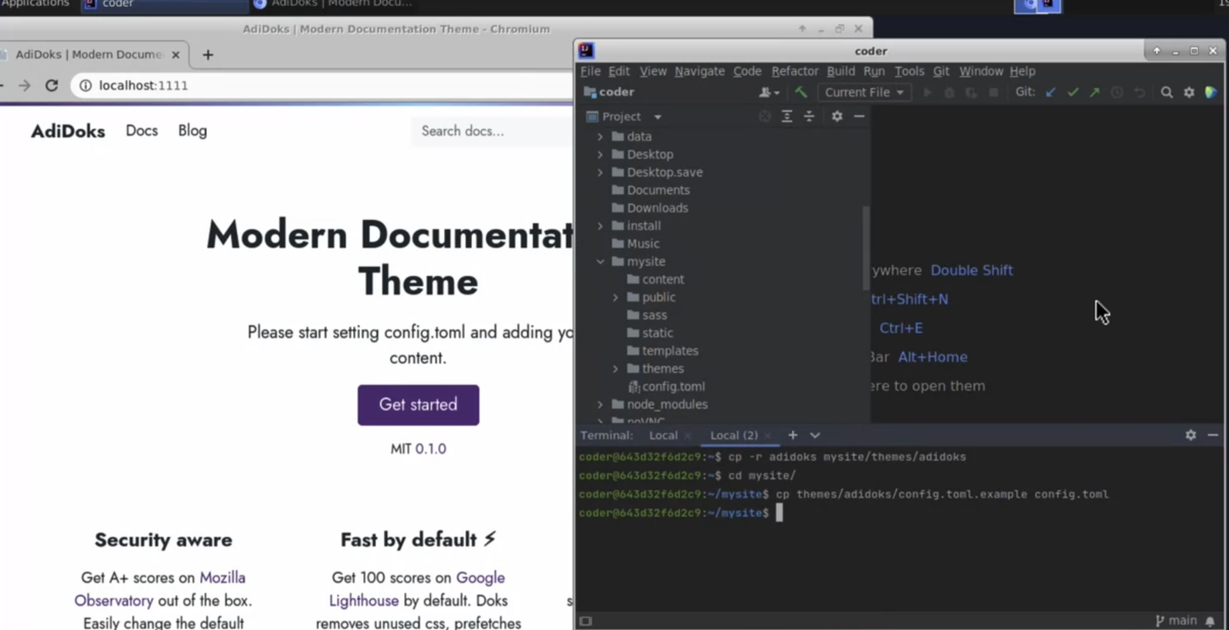 Build a Static Website with Rust and Zola