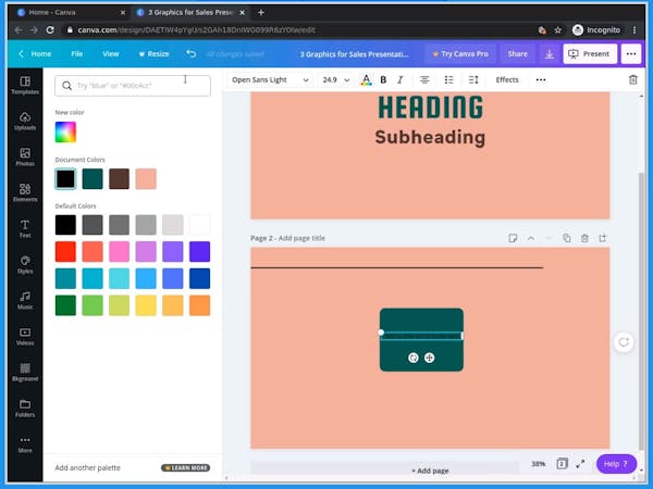 Build Customizable Sales Presentation Graphics using Canva Build Customizable Sales Presentation Graphics using Canva