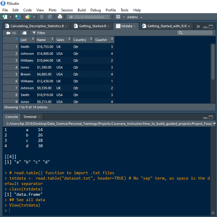 Getting Started with R