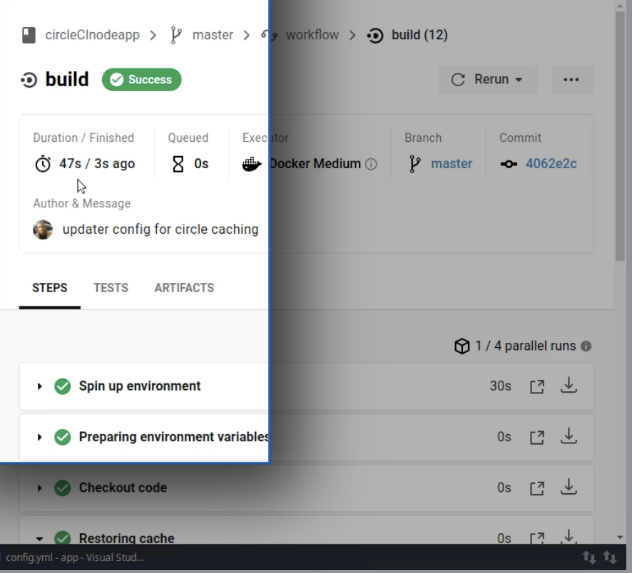 Set up a Continuous Integration (CI) workflow in CIrcleCI