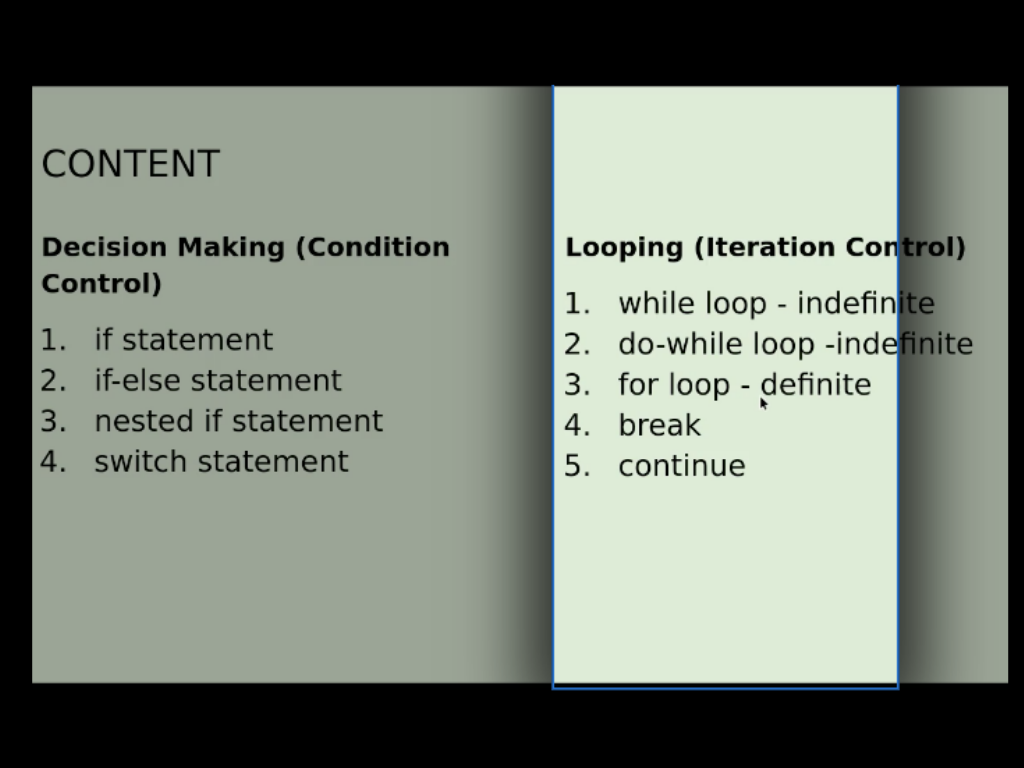 TypeScript Control Structures