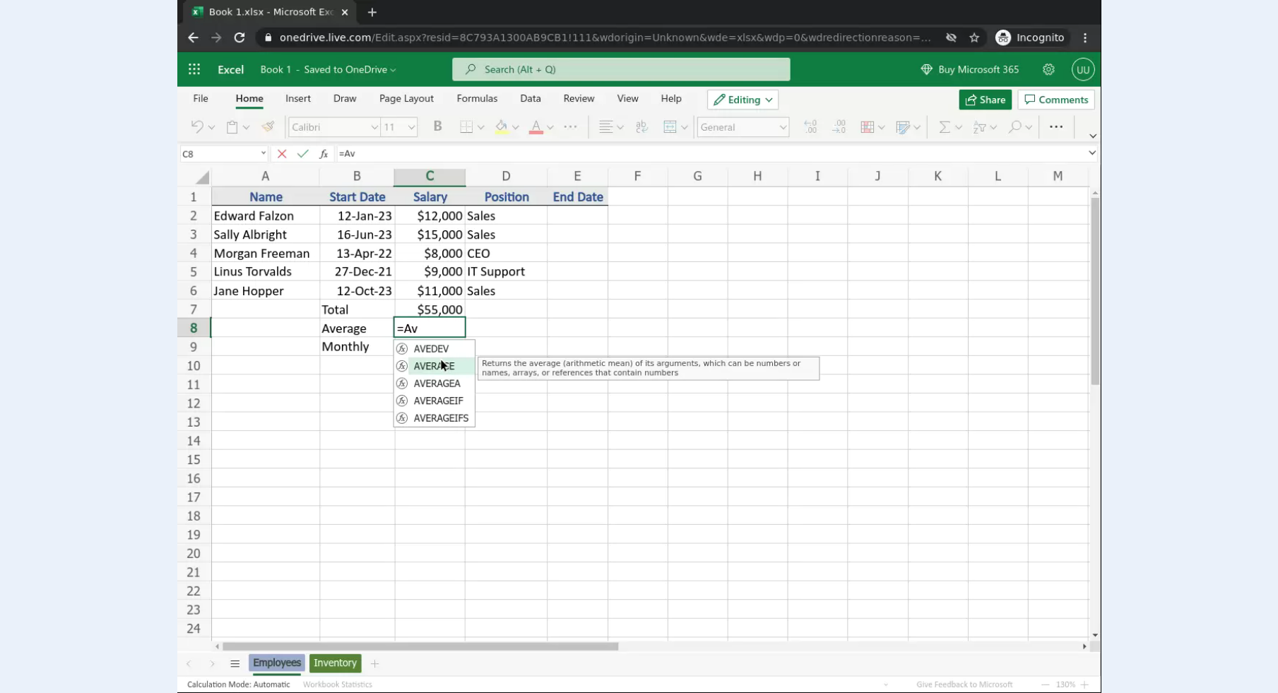 Excel for Beginners: Introduction to Spreadsheets