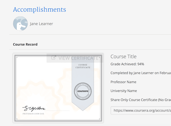 Coursera Machine Learning Certificate Coursera Machine Learning Certificate