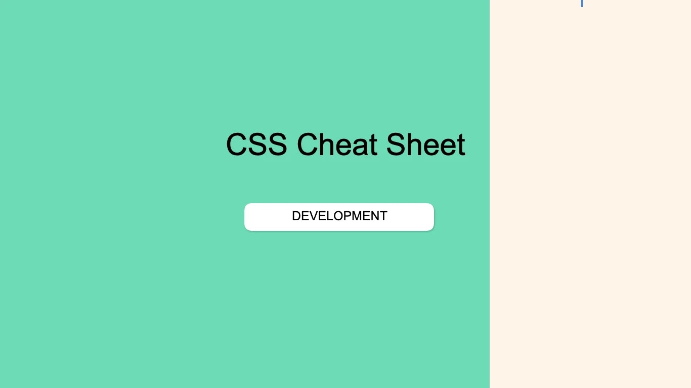 CSS Cheat Sheets & Quick Reference | Coursera