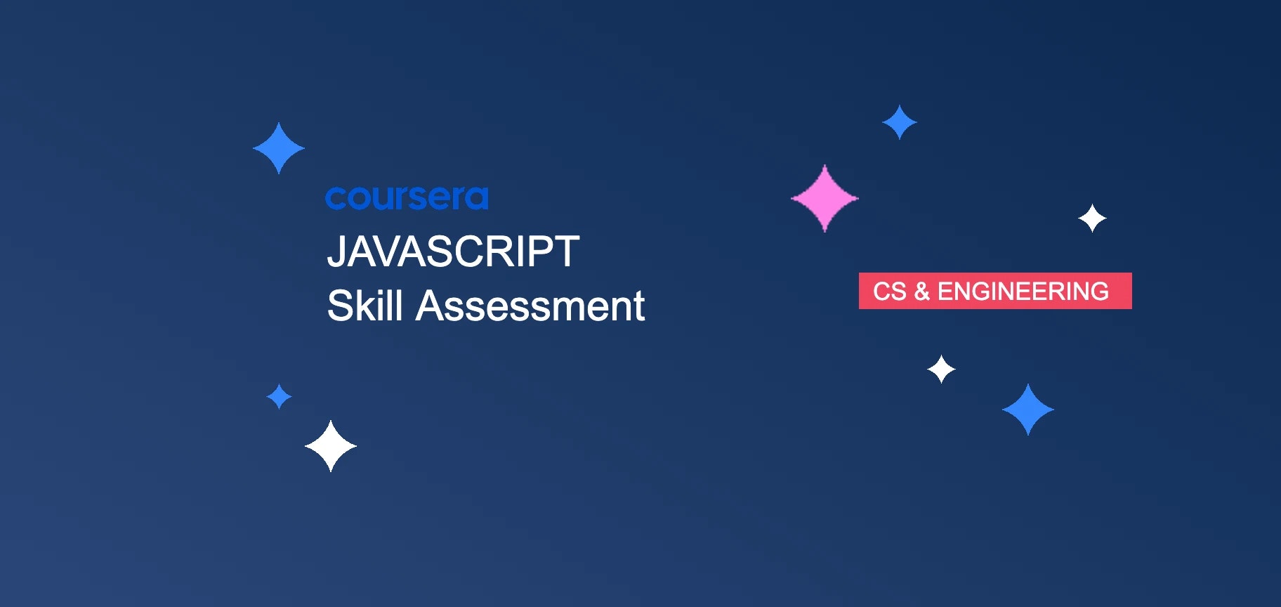 JavaScript Skills Assessment: Gauge Your Coding Level | Coursera