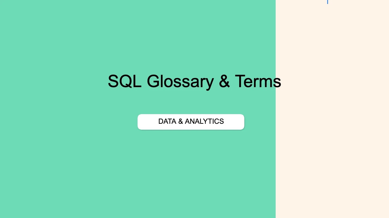 SQL Glossary: SQL Terms and Definitions | Coursera