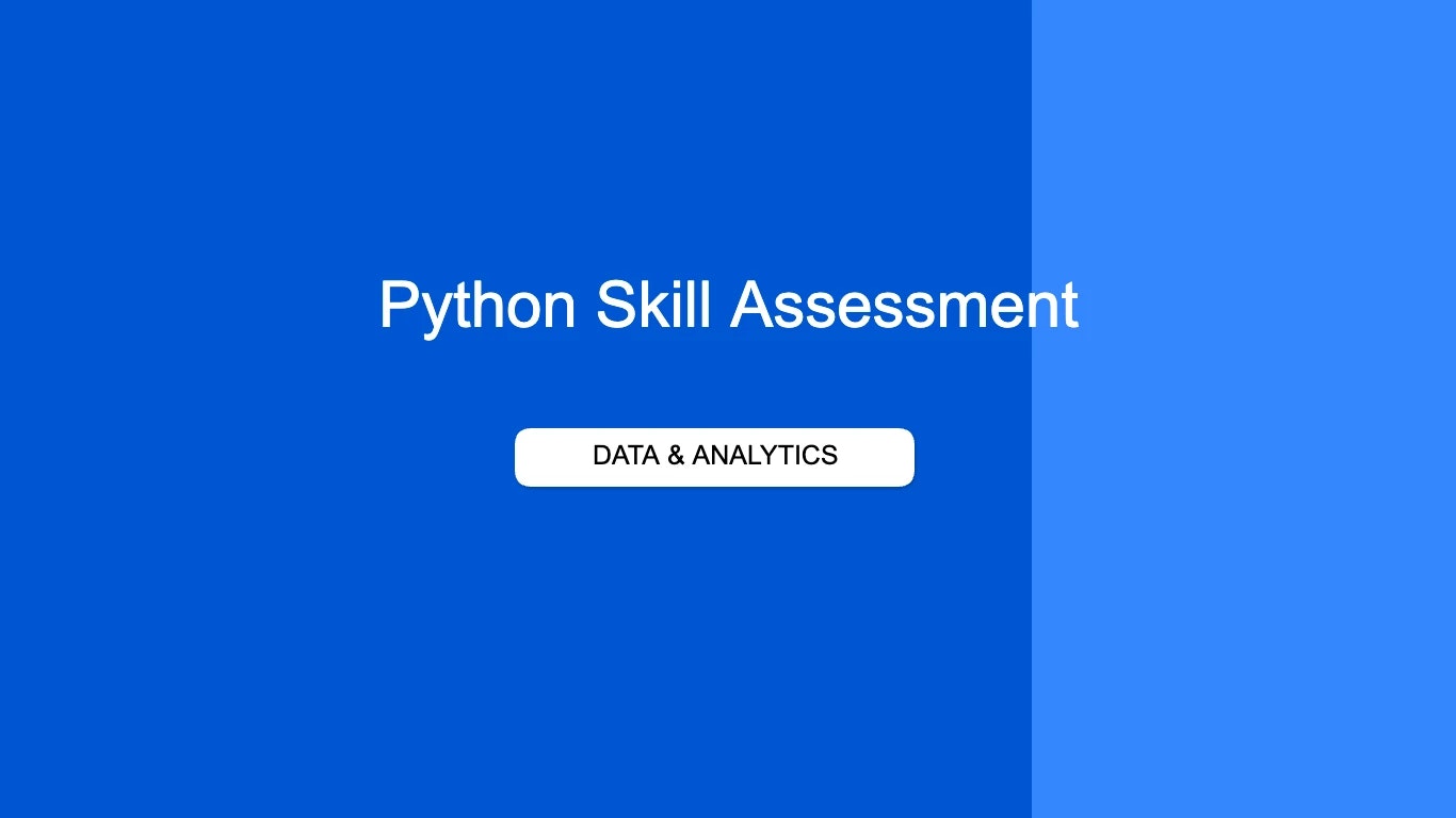 Python Skills Assessment: Evaluate Your Coding Expertise | Coursera