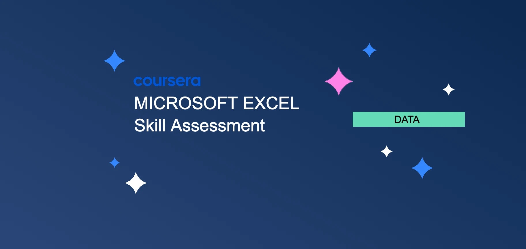 Excel Skills Assessment: Find Your Proficiency Level | Coursera