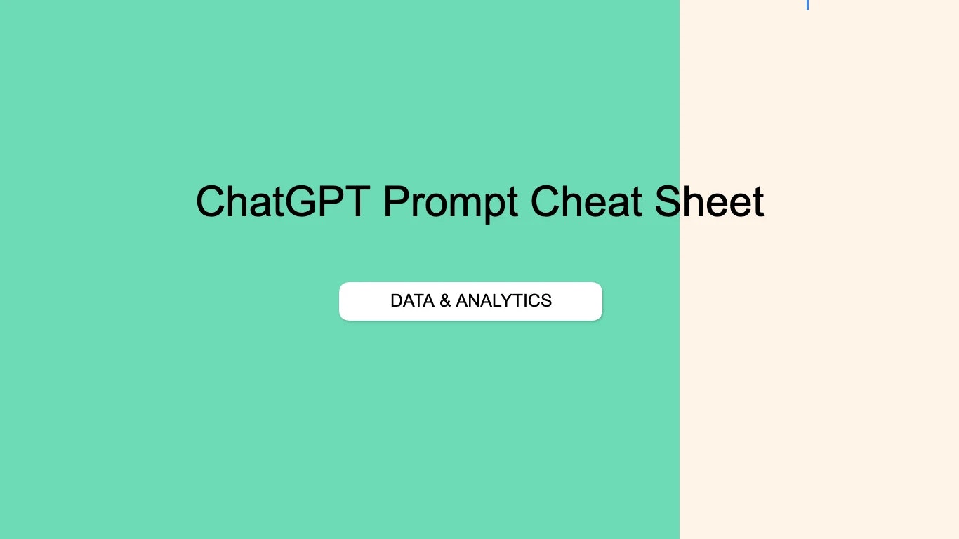 ChatGPT Prompt Cheat Sheet | Coursera