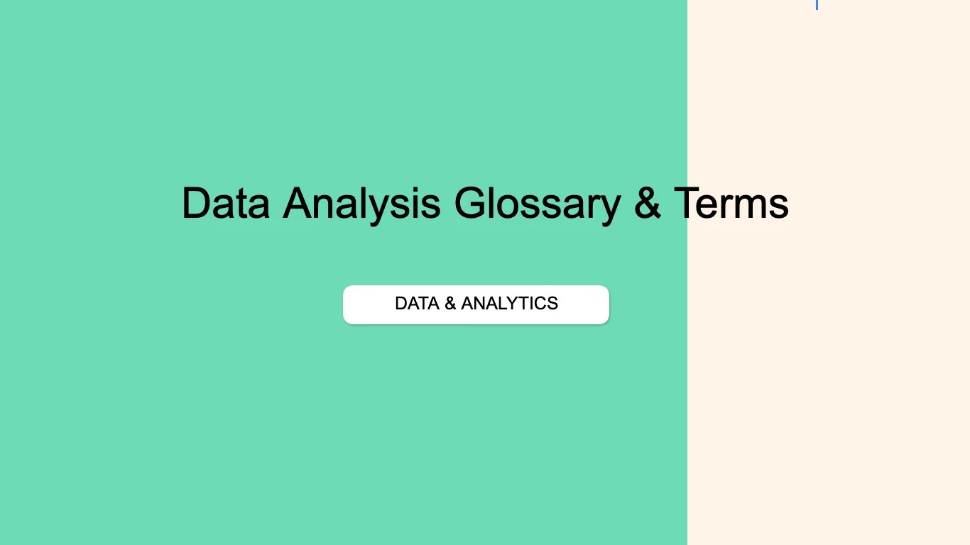 Data Analysis Terminology | Coursera