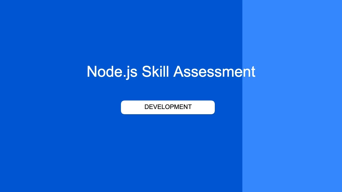 Node.js Skills Assessment: Gauge Your Expertise | Coursera